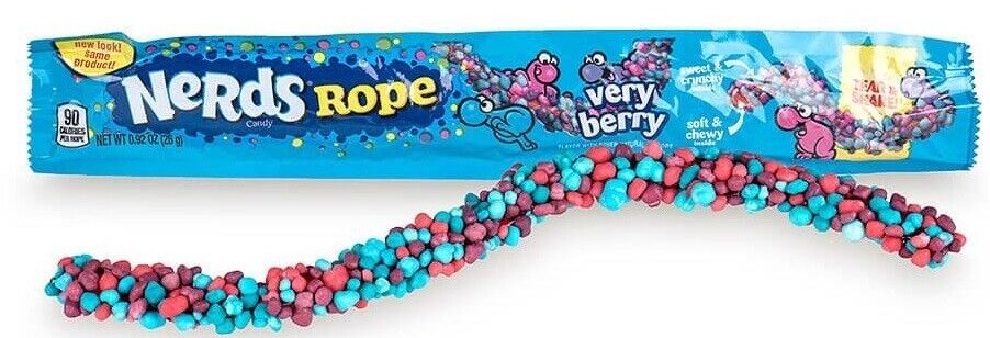anDea Chocolate | Wonka Nerds Grape/Strawberry : 24-47g Packs | 30008125