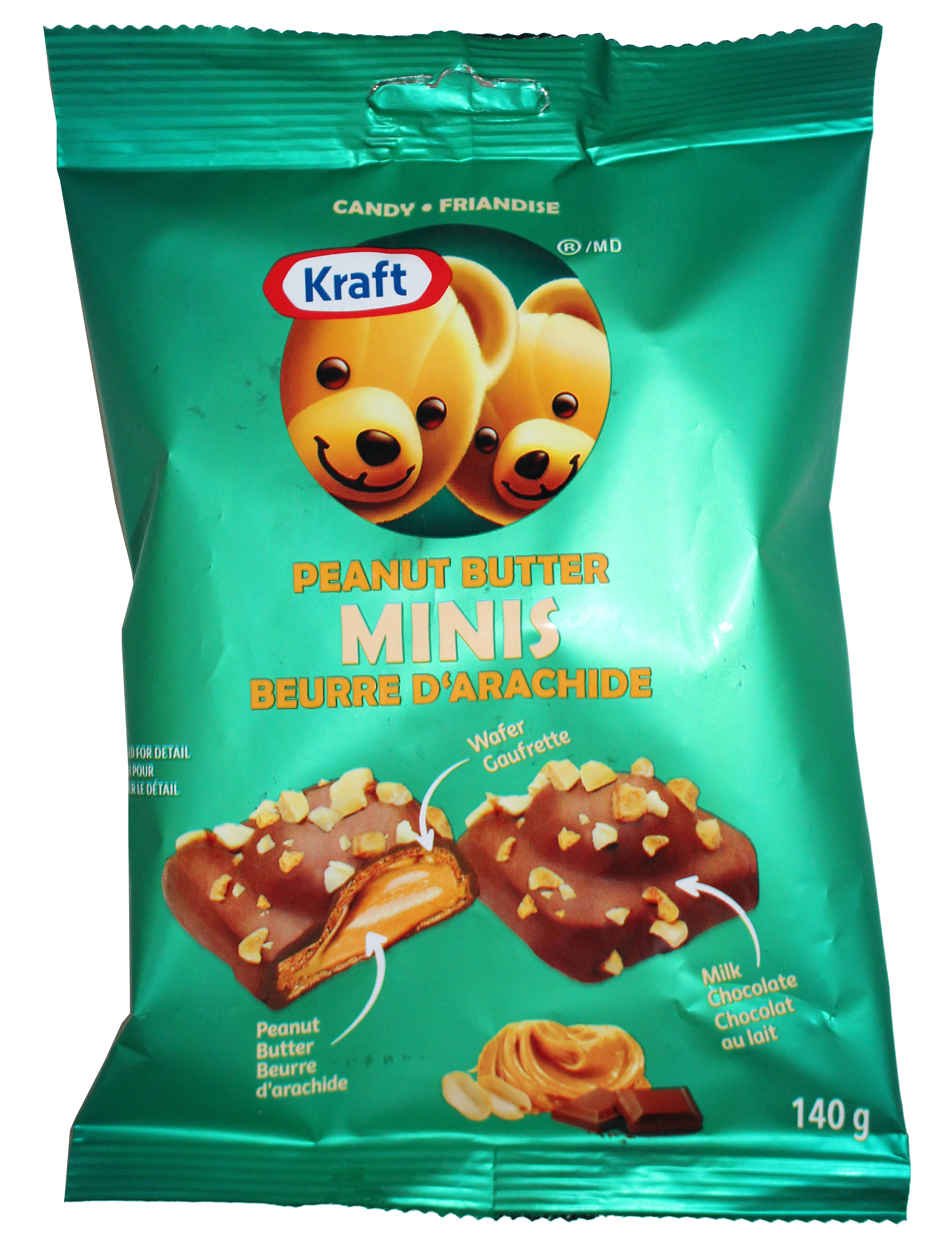 anDea Chocolate | Kraft Milk Chocolate Peanut Butter Wafer Bites bag ...