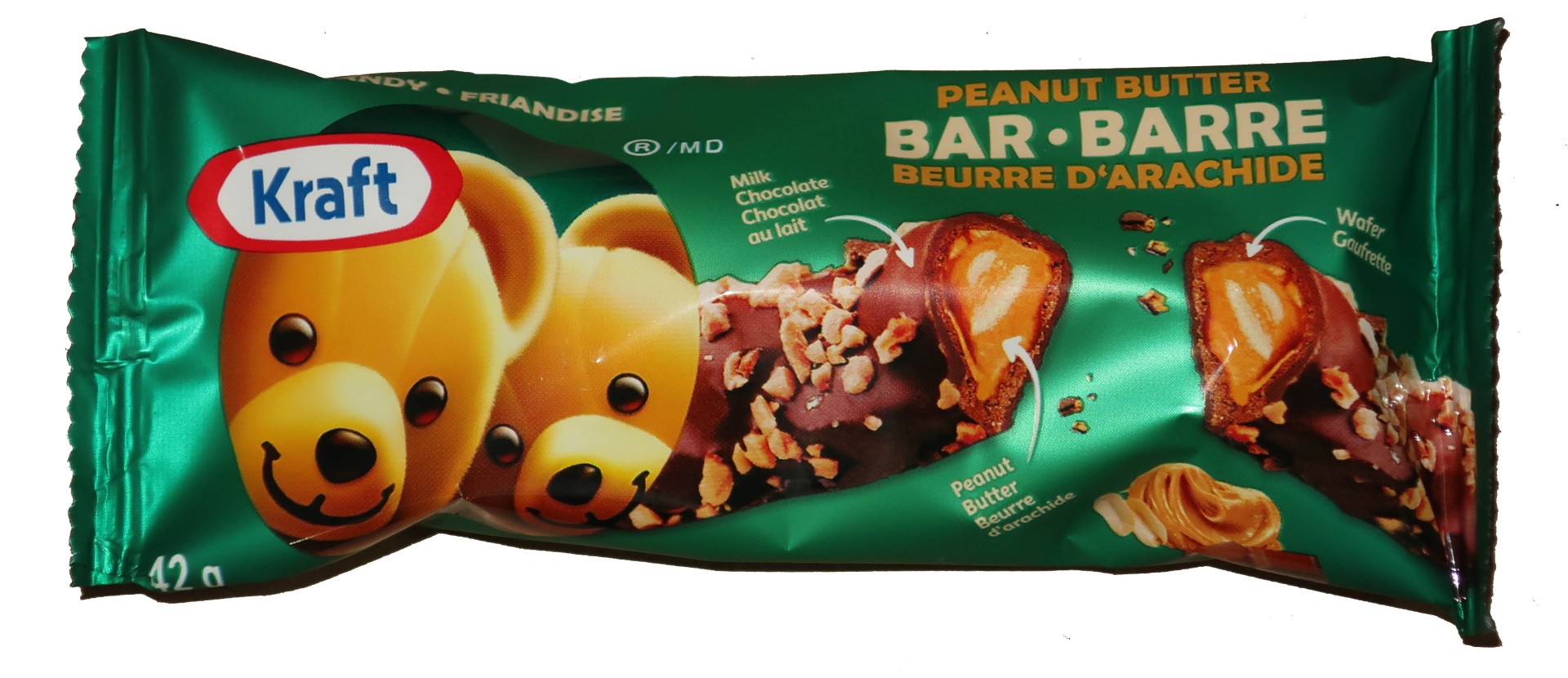 AnDea Chocolate Kraft Milk Chocolate Peanut Butter Wafer Bar 12ct AnDea Chocolate Kraft Milk Chocolate Peanut Butter Wafer Bar 12ct