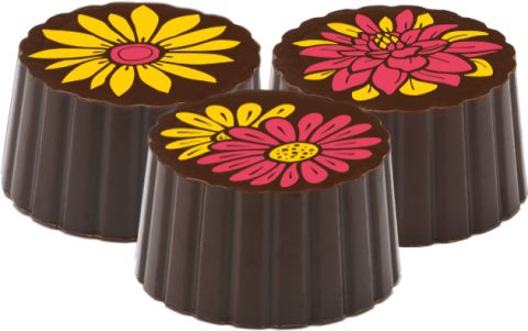anDea Chocolate | Dark Chocolate Flower Truffle - 4lbs - Artisan ...