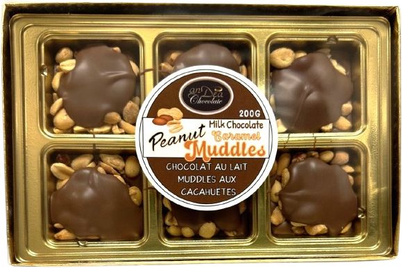 anDea Chocolate | Milk Chocolate Peanut Muddles - 7pc Gift box - 6/Case ...