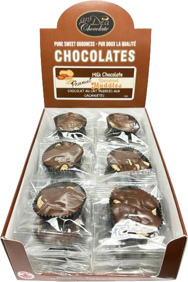 anDea Chocolate | Muddles - Peanuts - 200g Boxes buy at anDea Chocolate ...