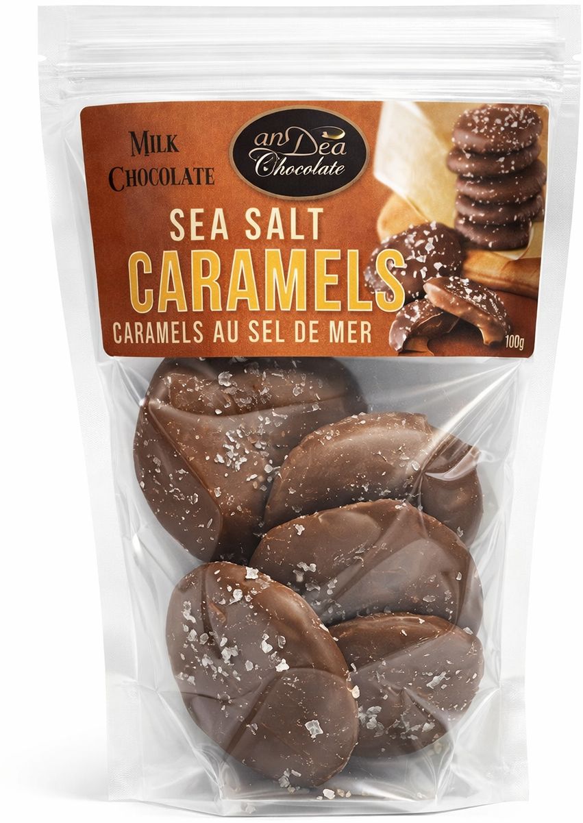 anDea Chocolate | Milk Chocolate Sea Salt Mini Patties Pouch bag | H23199