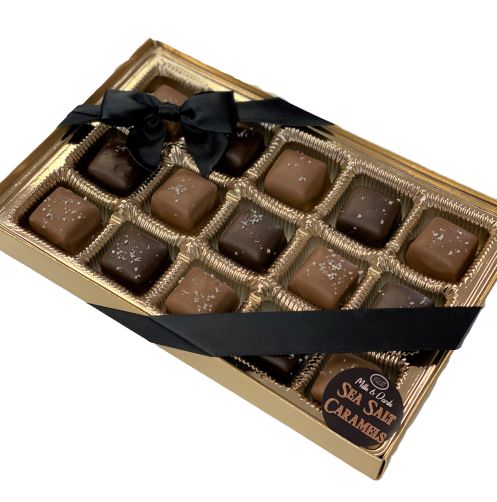 anDea Chocolate | anDea Sea Salt Caramels - Buy 15 pc - anDea Chocolate ...