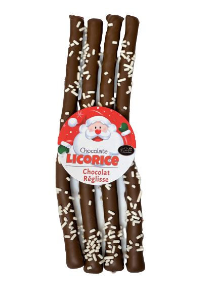 anDea Chocolate | Christmas Pure Milk Chocolate covered Licorice - 12ct ...