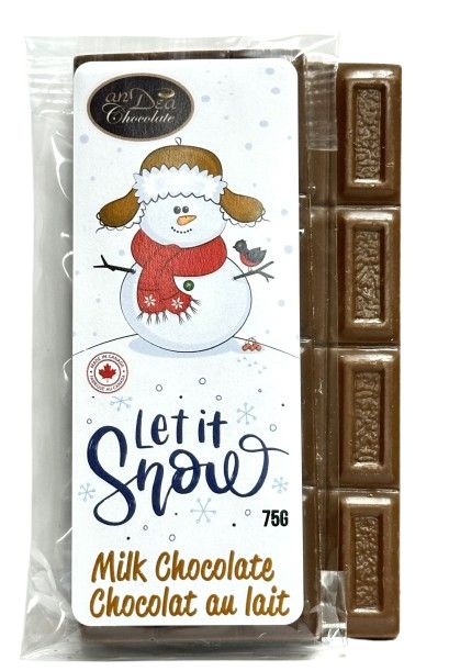 anDea Chocolate | Milk Chocolate Let it Snow! Bar 18ct | H74911