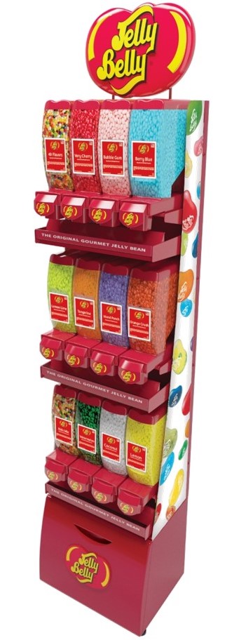 anDea Chocolate | Jelly Belly® Bulk Curve Display | JB88178-BULK