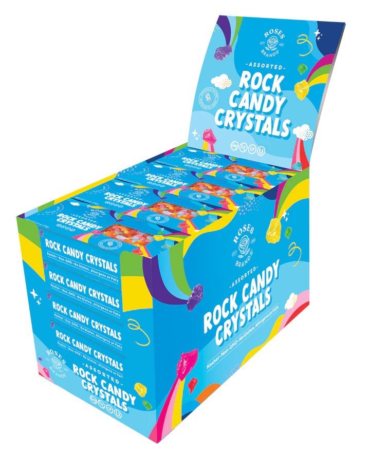 anDea Chocolate | Rock Candy Assorted Loose Crystals - 70g Box | RB2086