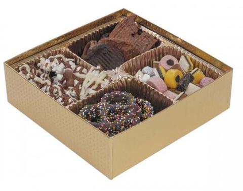 anDea Chocolate | 1 lb Deep Clear Vinyl Lid Candy Box - Square - anDea ...