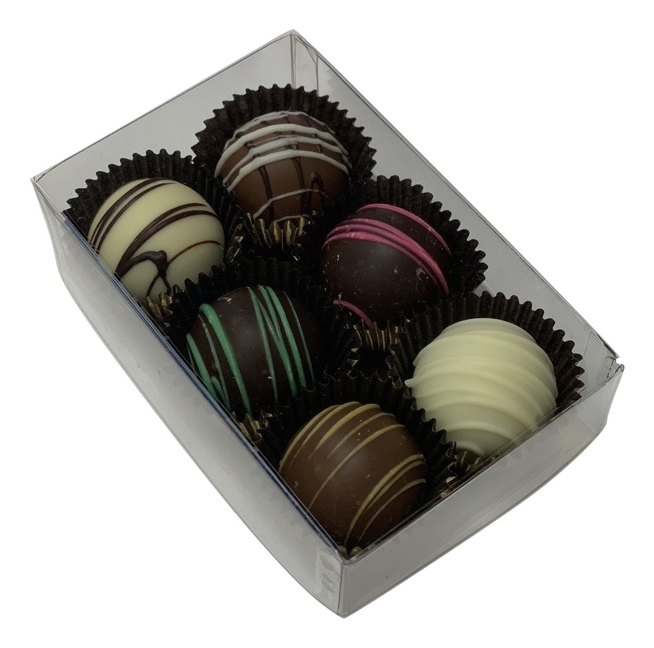 anDea Chocolate | Clear Boxes - 6 Chocolate Capacity - anDea Chocolate ...