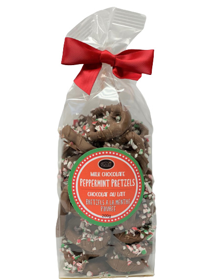 anDea Chocolate | Dark Chocolate Pretzels with Peppermint Crunch - 12ct ...